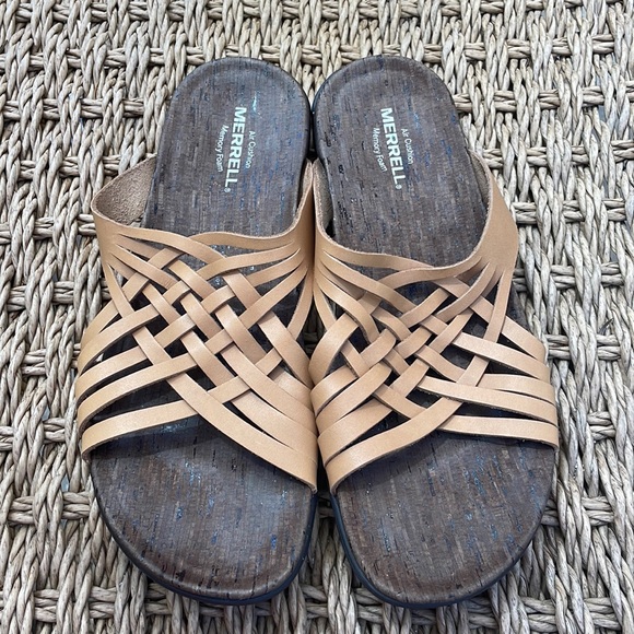 Merrell | Shoes | 3x 3 Merrell Air Cushion Memory Foam Sandals | Poshmark